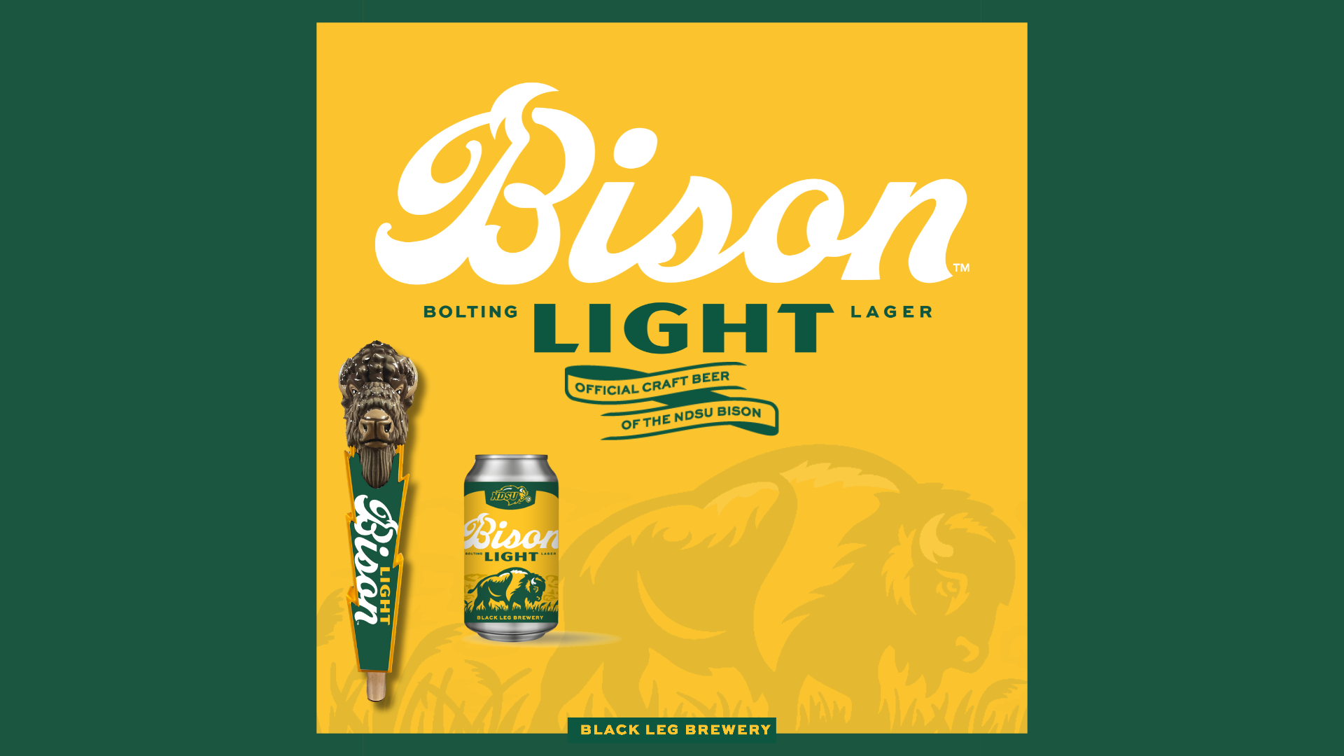 NDSU Teams Up with Black Leg Brewery for Officially Licensed Bison ...