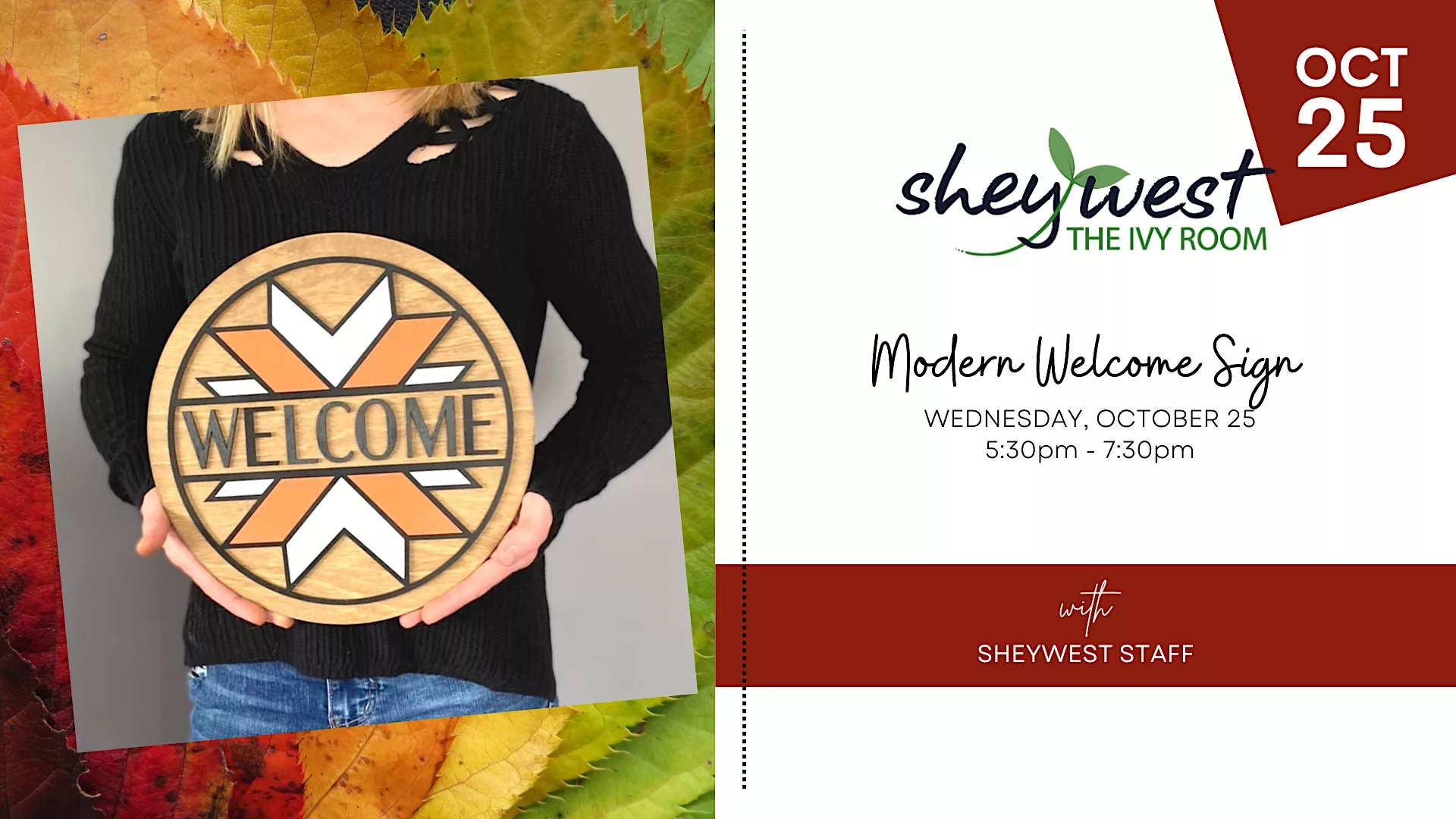 Modern Welcome Sign - Fargo Underground