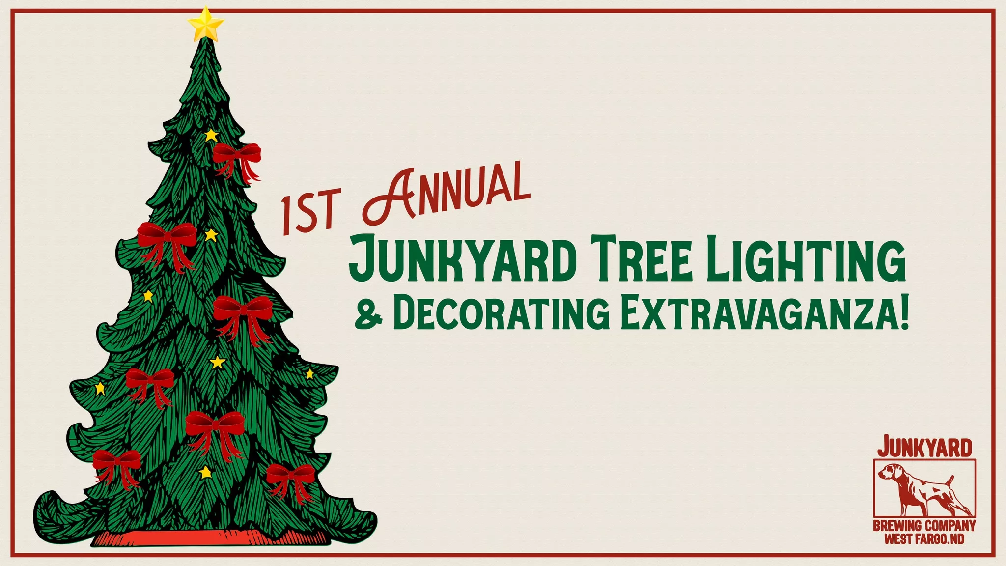 Junkyard Tree Lighting & Decorating Extravaganza! - Fargo Underground