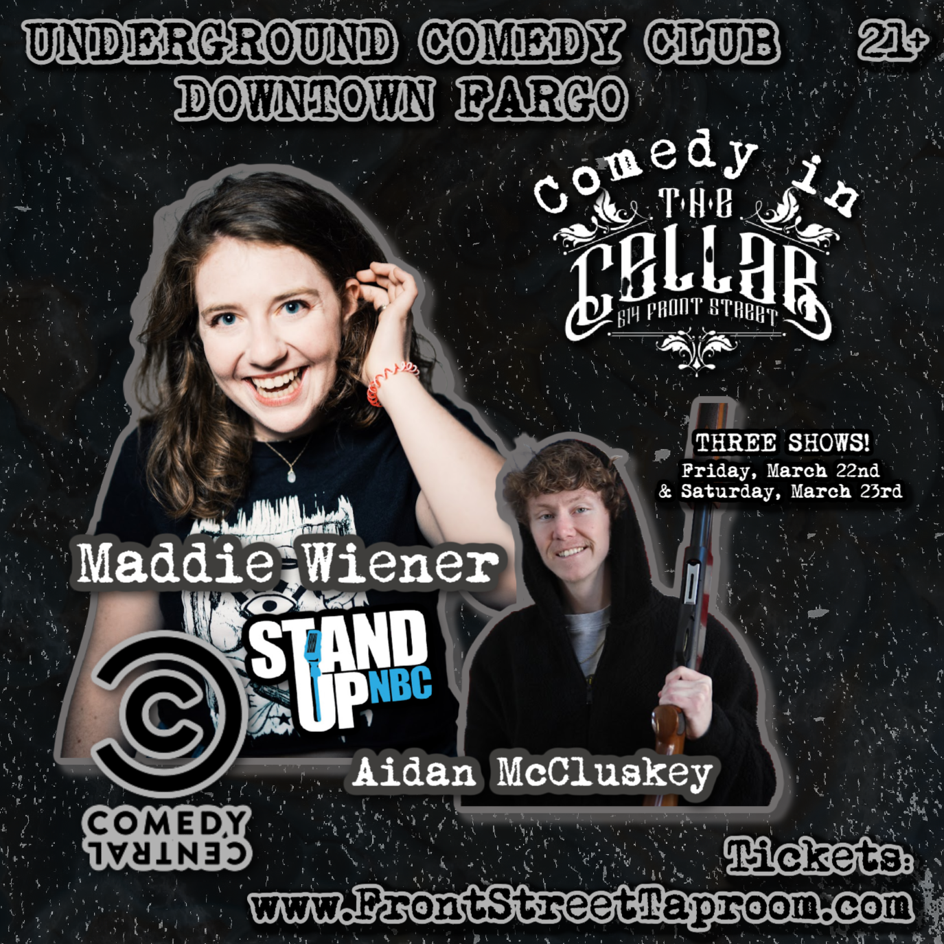 Comedy in the Cellar - Maddie Wiener - Fargo Underground
